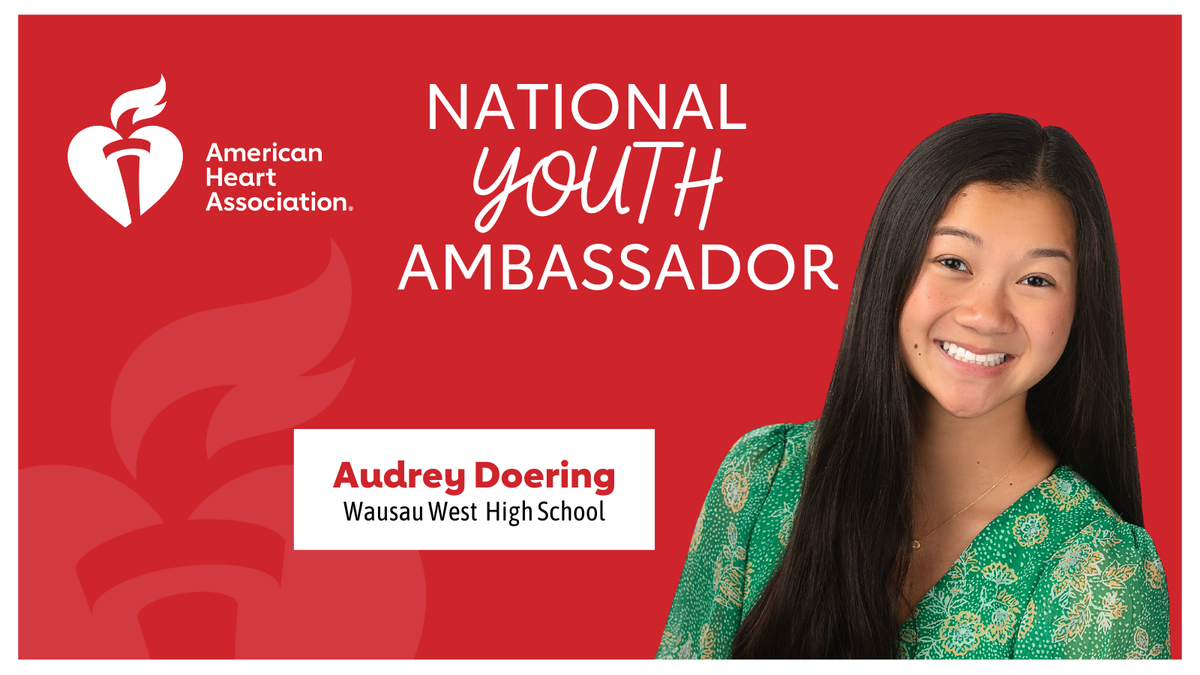 Wausau, WI survivor named national Youth Heart Ambassador | American ...