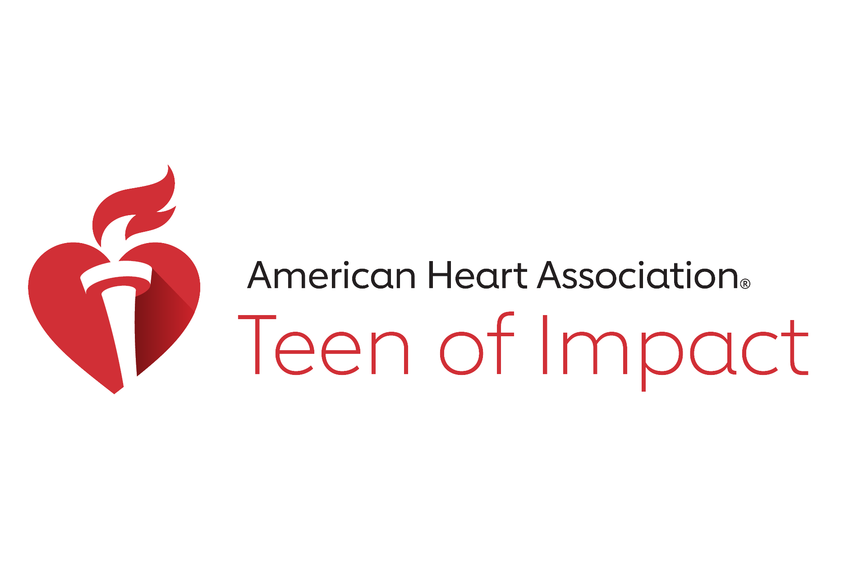 Photo | Teen of Impact Logo | American Heart Association