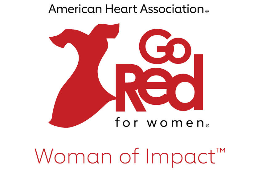 Photo | Woman of Impact Logo | American Heart Association