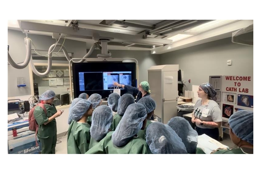 Photo | Cath Lab demonstration | American Heart Association