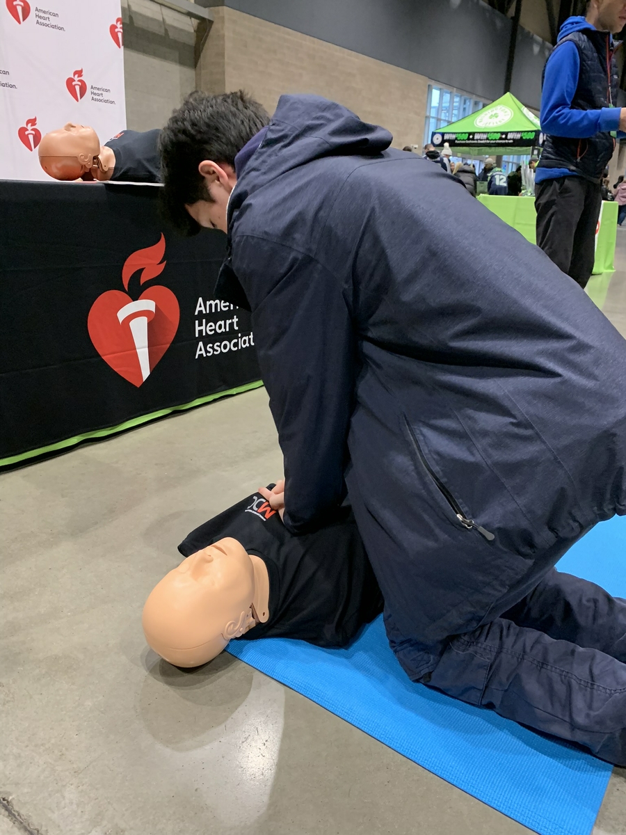 Photo | CPR chest compressions | American Heart Association