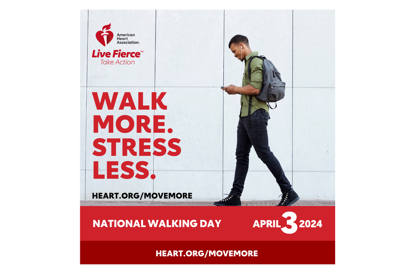 Take steps towards a longer, healthier life on National Walking Day ...