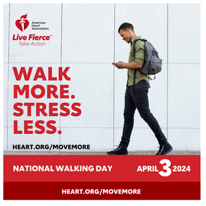 Take steps towards a longer, healthier life on National Walking Day ...