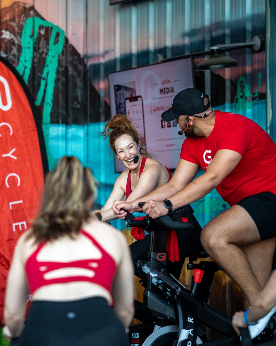 Photo | CycleBar instructors | American Heart Association