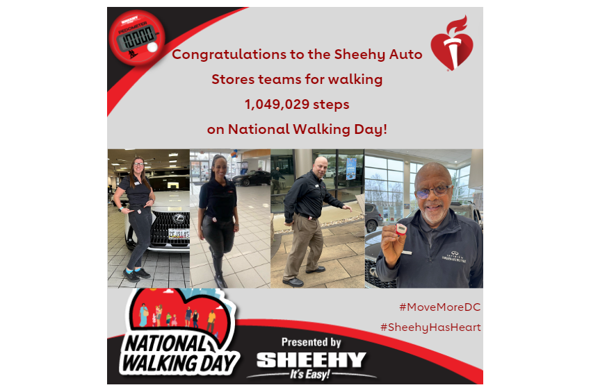 Photo | Sheehy Walkers on National Walking Day | American Heart Association