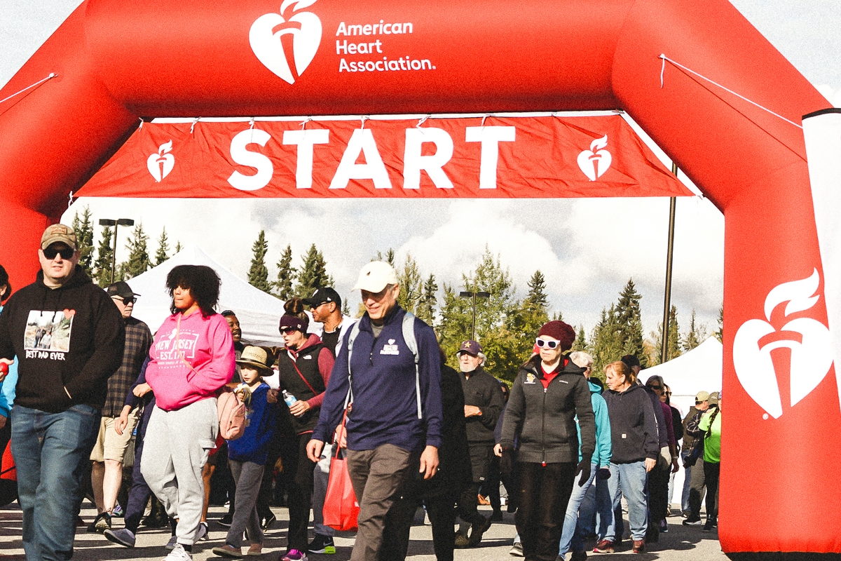 Photo | Fairbanks Heart Walk Start Line | American Heart Association