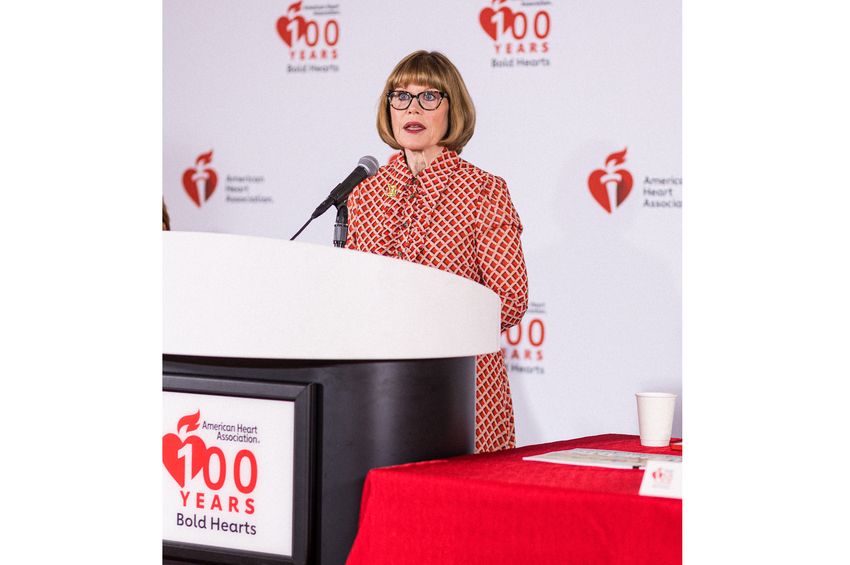 Photo | Nancy Brown speaks at Future of Food news conference | American ...