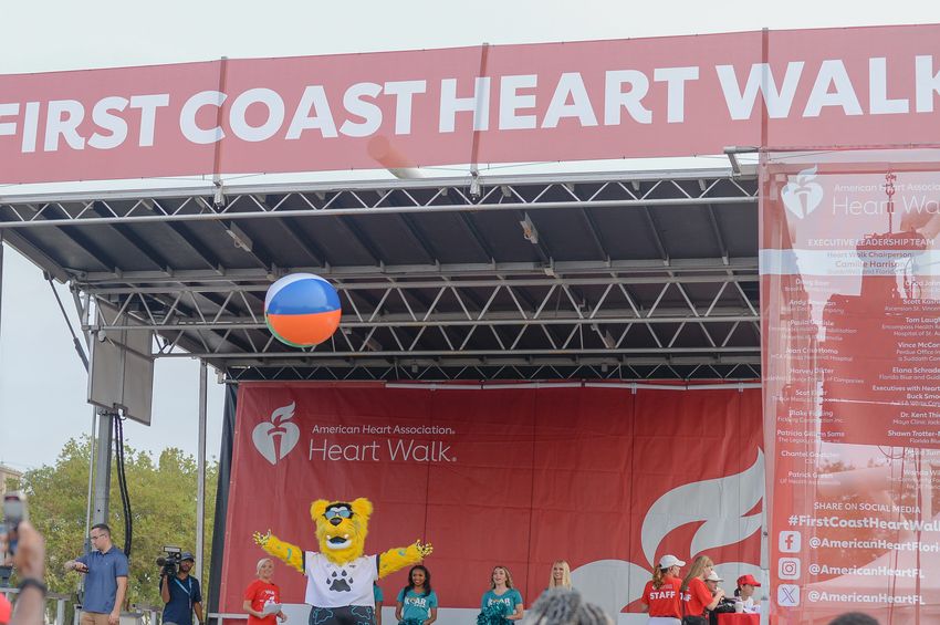 Photo | First Coast FL Heart Walk stage | American Heart Association
