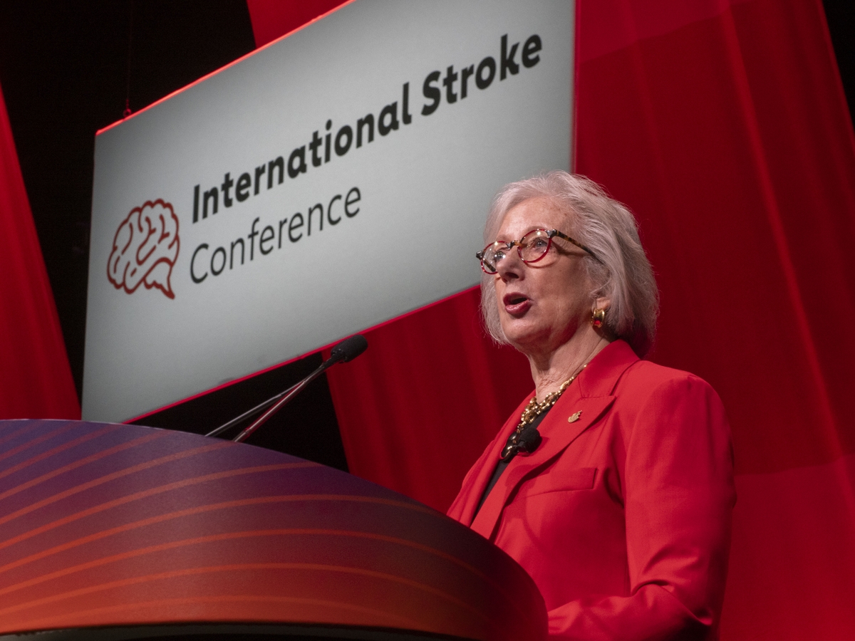 Photo | Dr. Jessup addresses attendees at ISC25 | American Heart ...