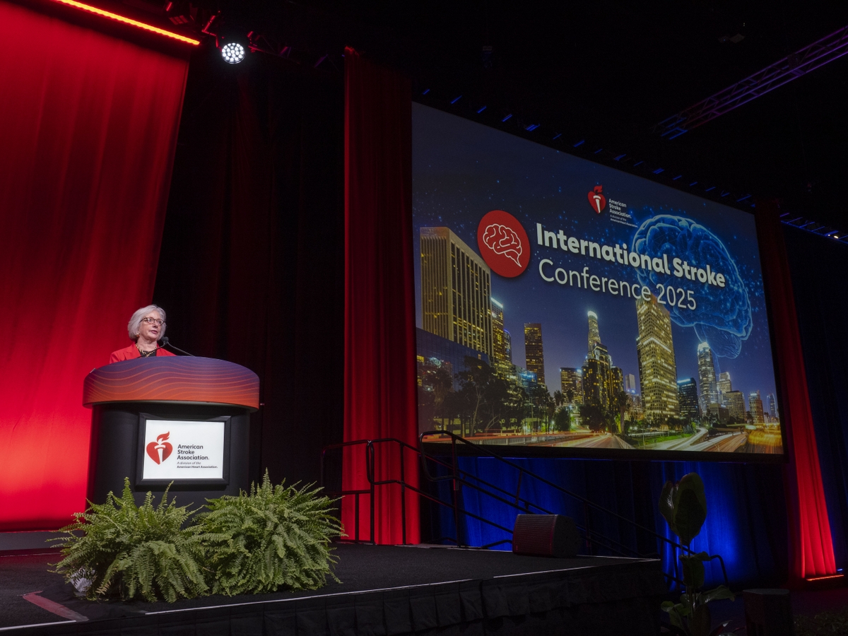 Photo | Dr. Jessup at ISC25 Opening Main Event | American Heart Association