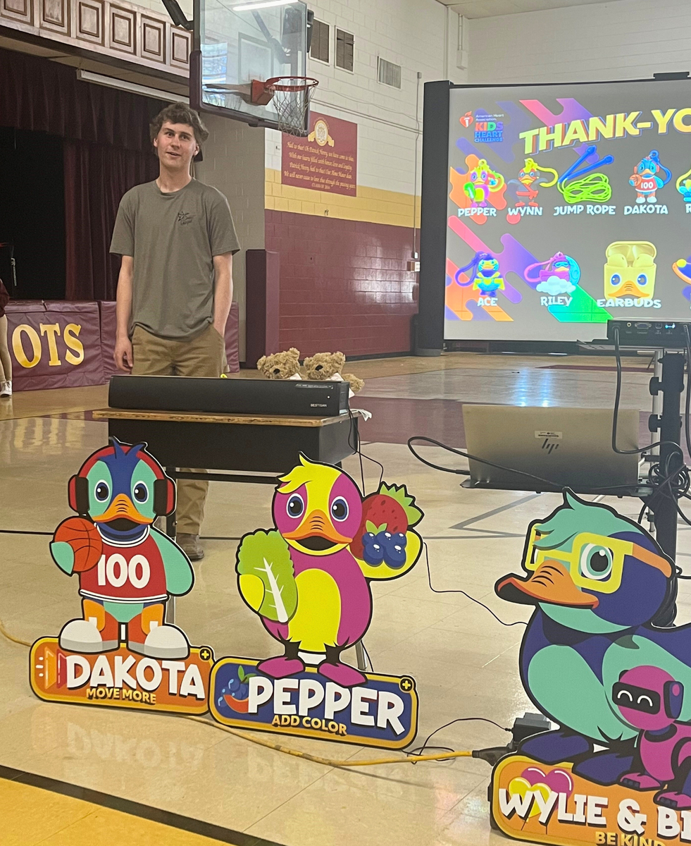 Young Heart Hero kicks off kids heart campaign at local school ...