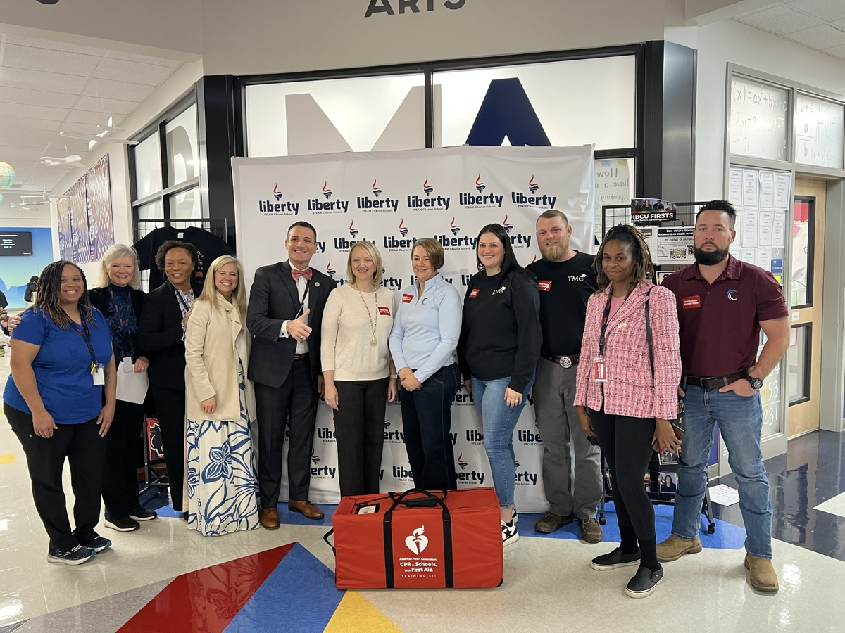 Liberty STEAM School receives donated CPR kits and staff training ...