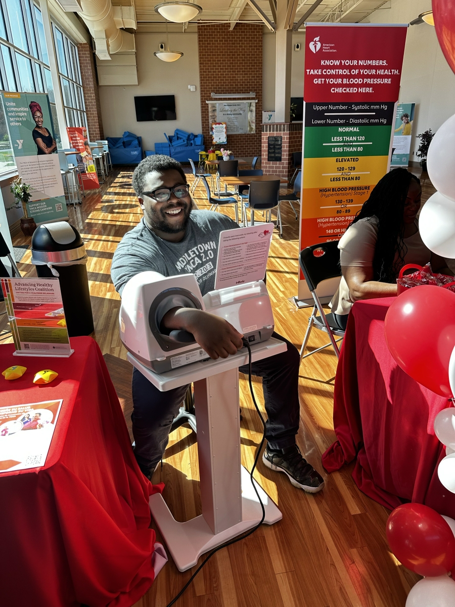 Blood Pressure Kiosk Unveiled at Bear-Glasgow YMCA to Promote Heart ...