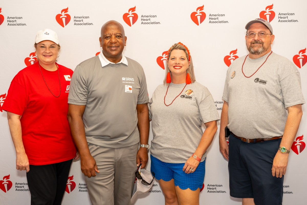 Photo | Participants infront of Step and Repeat at 2025 CSRA Heart Walk ...