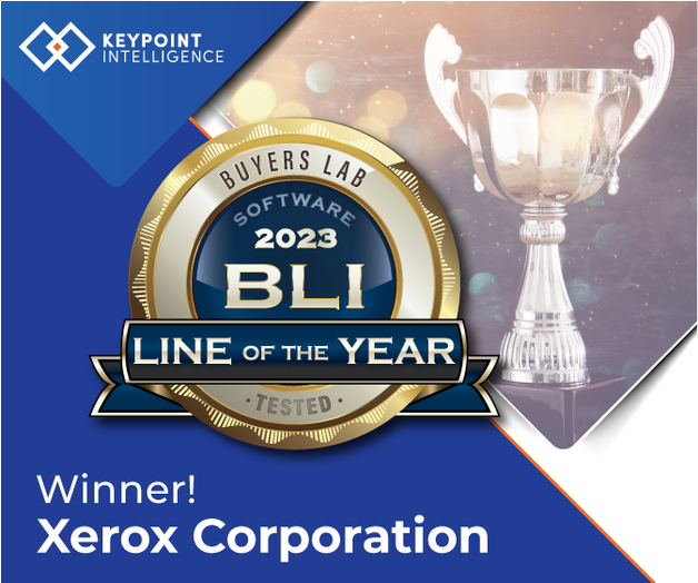 Keypoint Intelligence Recognizes Xerox with BLI 2023 Smart Workplace Software Line of the Year ...