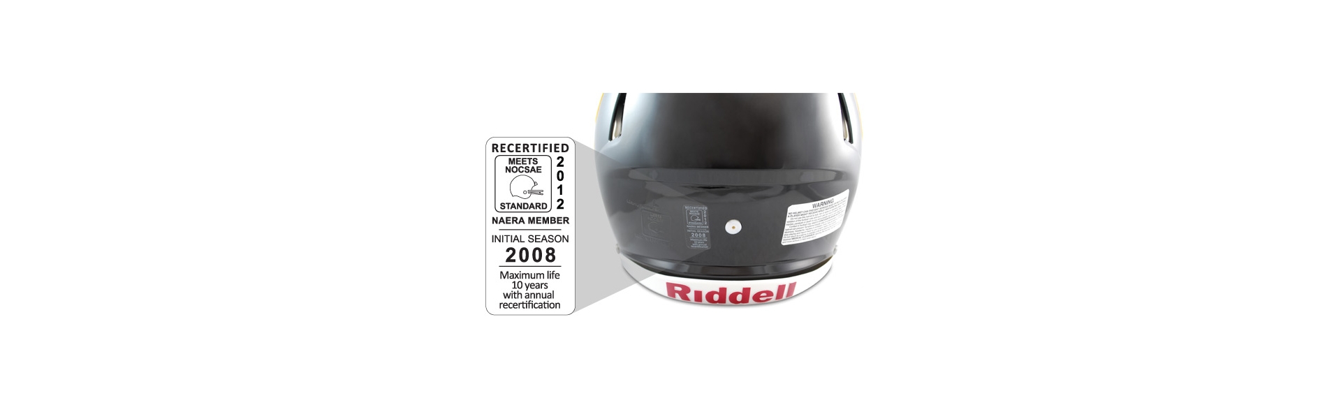 Riddell Unveils New, External Helmet Dating System | Riddell Newsroom