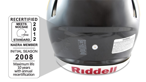 Riddell Unveils New, External Helmet Dating System | Riddell Newsroom