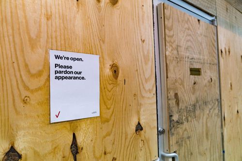 Retailers that boarded up stores are in limbo as the US vote count ...