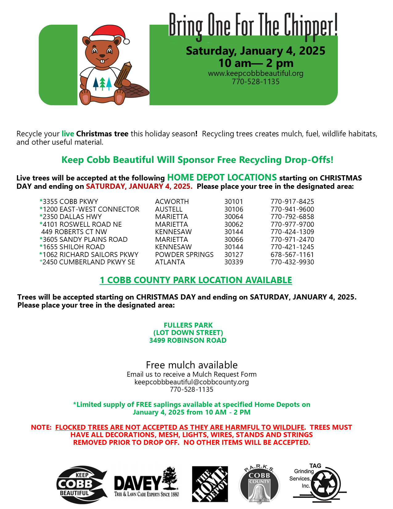 Bring One For The Chipper! | Cobb County Georgia