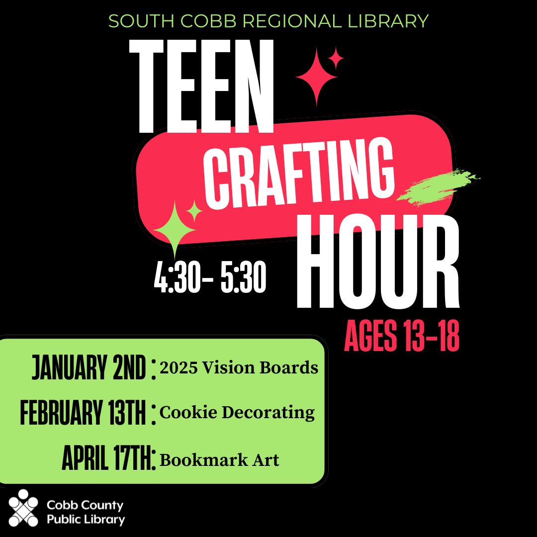 Teen Crafting Hour | Cobb County Georgia