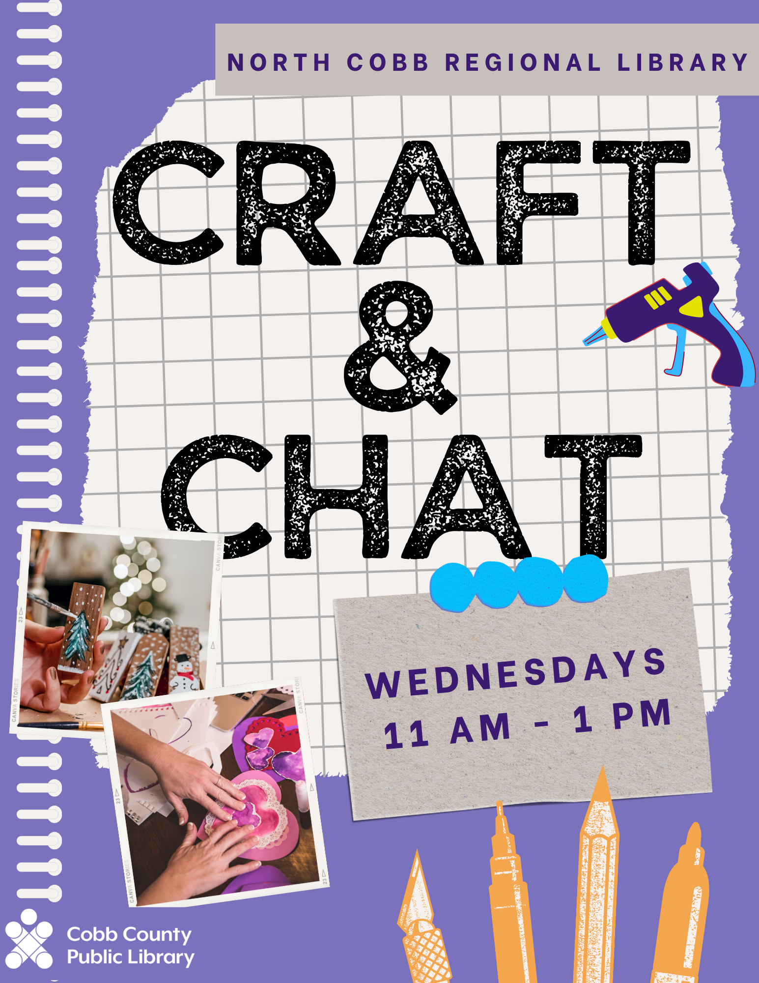 Craft and Chat at North Cobb Library | Cobb County Georgia