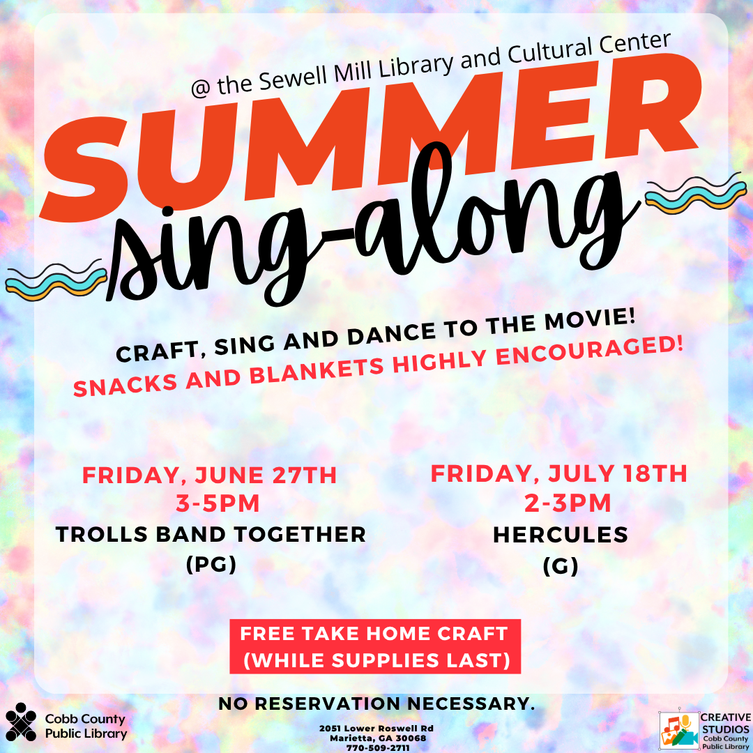 Creative Studios: Summer Sing-Along | Cobb County Georgia