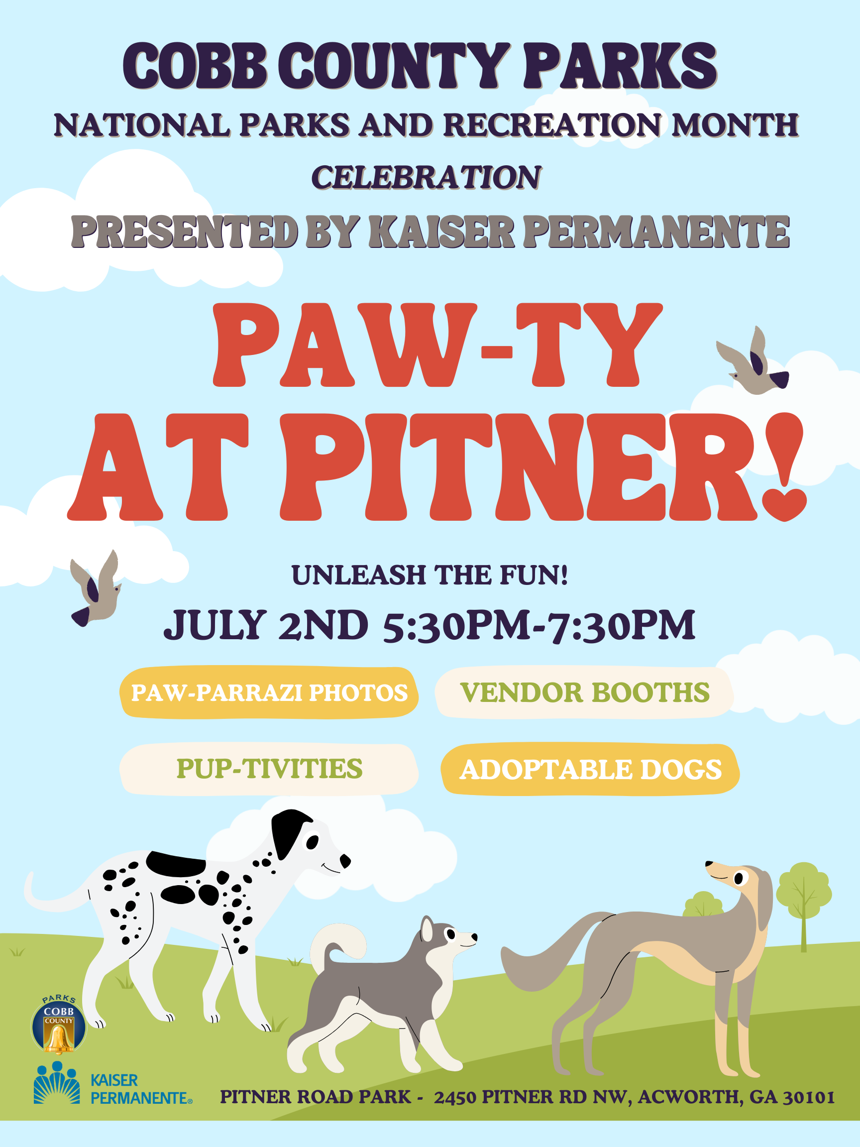 PAW-ty at Pitner | Cobb County Georgia