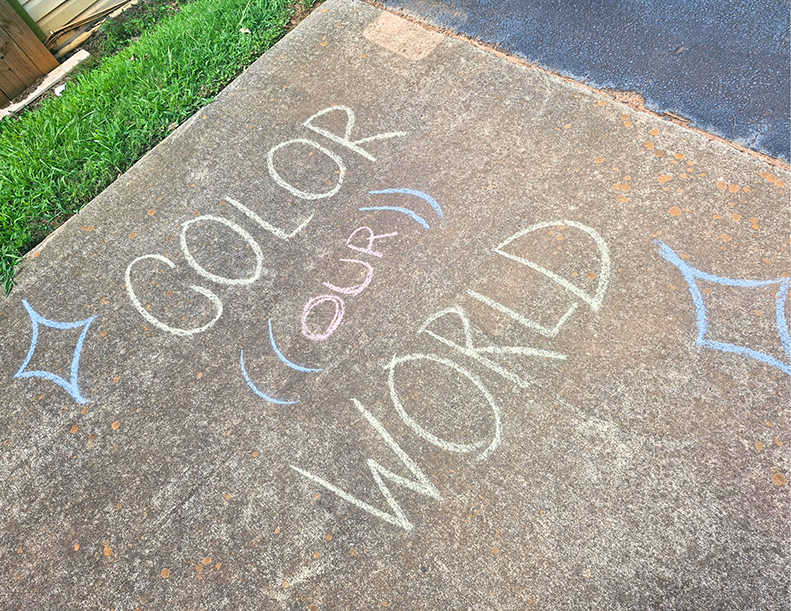 Outdoor Chalk Art! | Cobb County Georgia