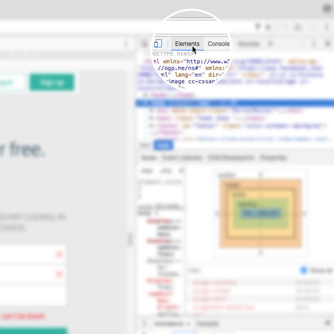 CSS Visual Rules in Chrome Inspector | Codecademy