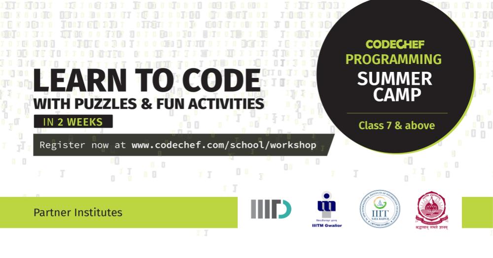 About Programming Summer Camp | CodeChef