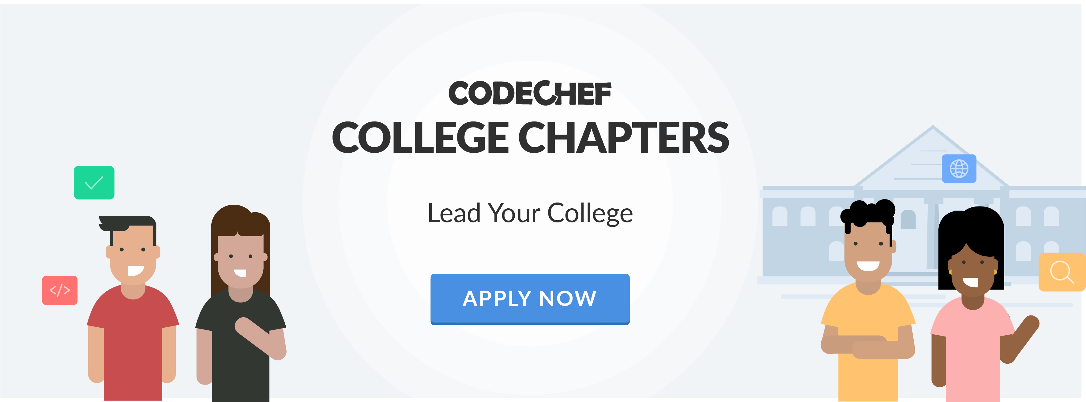 College Chapters - Build a programming culture in campus | CodeChef College Chapters - Build a programming culture in campus | CodeChef