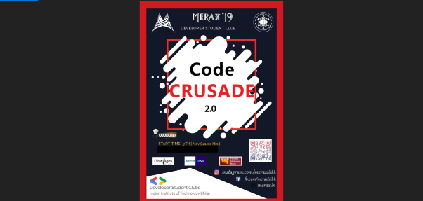 Code Crusade 2.0 | CodeChef