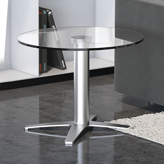 OfficeSource OS Reception Tables 24” Round Clear Glass Top – Requires ...