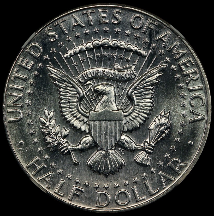 50C KENNEDY, SILVER (1964) Coin Details - Prooflike US Type Set