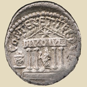 Octavian, with Divus Julius Caesar Coin Details - The Roman Empire