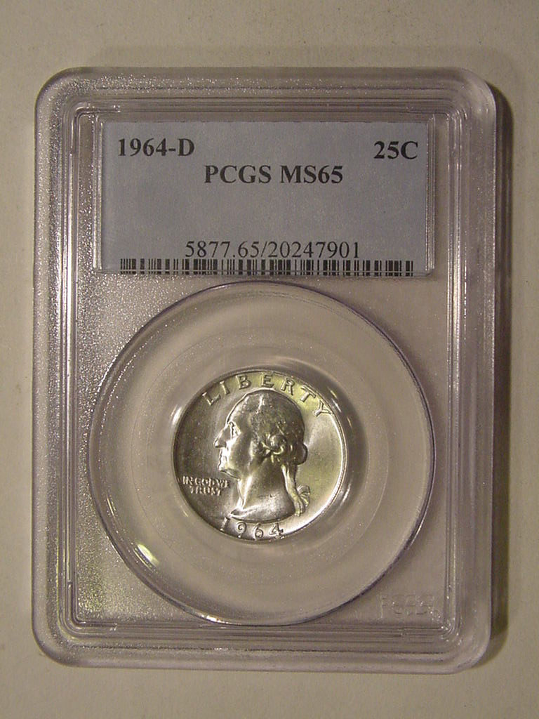 1964D REV C PCGS MS65 Coin Details - WASHINGTON QUARTER 1964D TYPE C ...