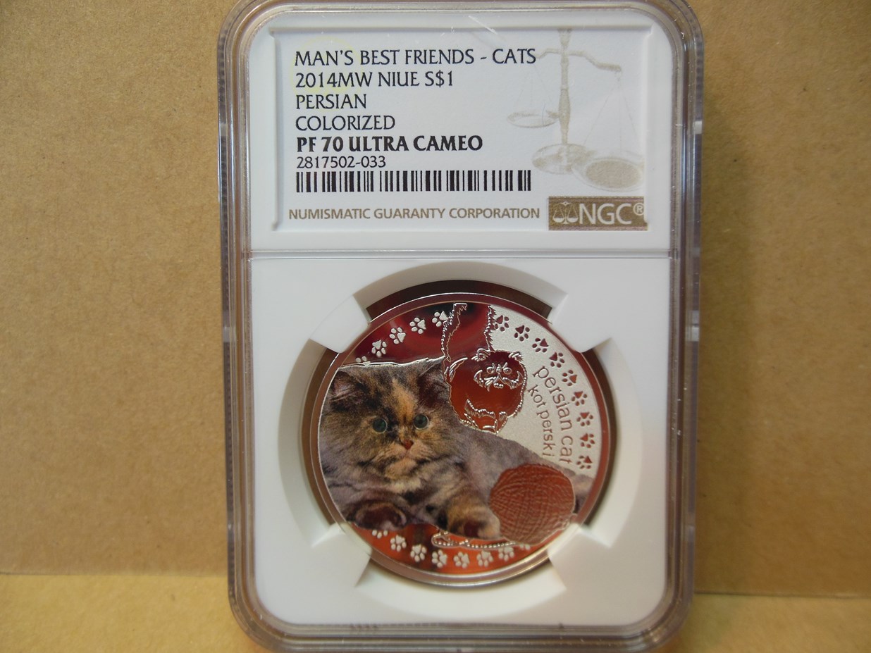 Coin Details - NIUE Cat coins