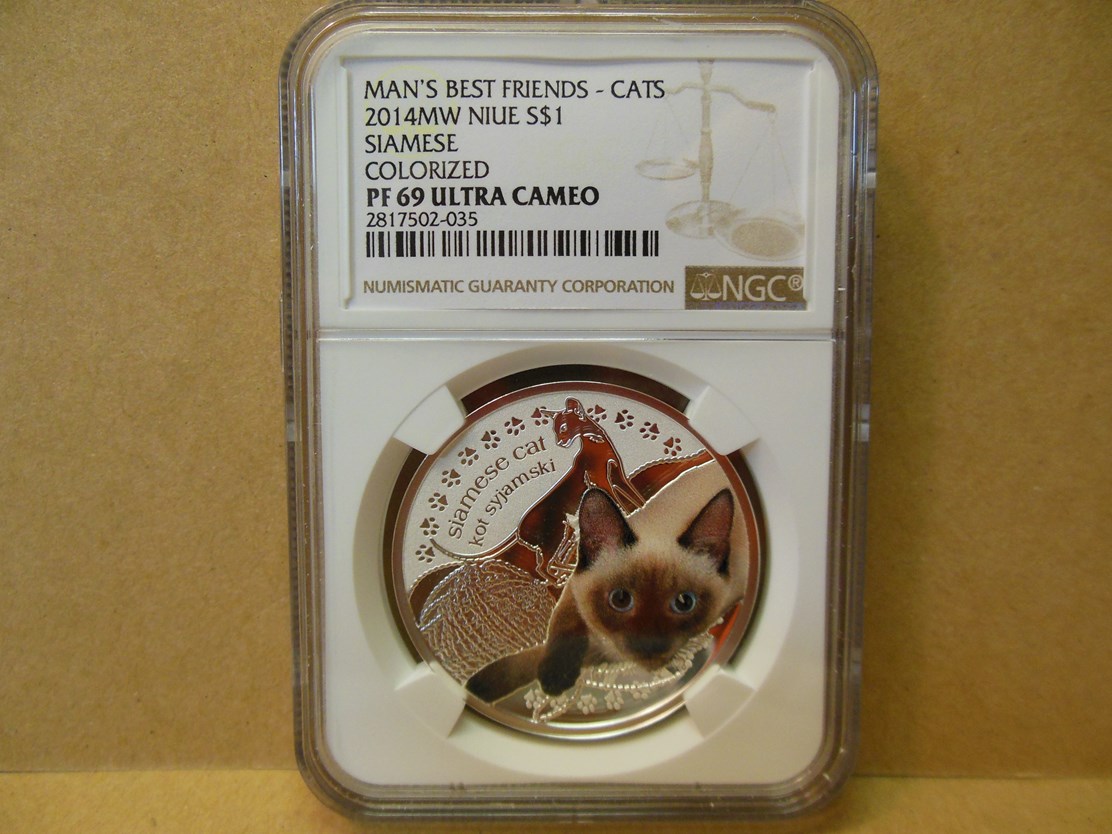 Coin Details - NIUE Cat coins