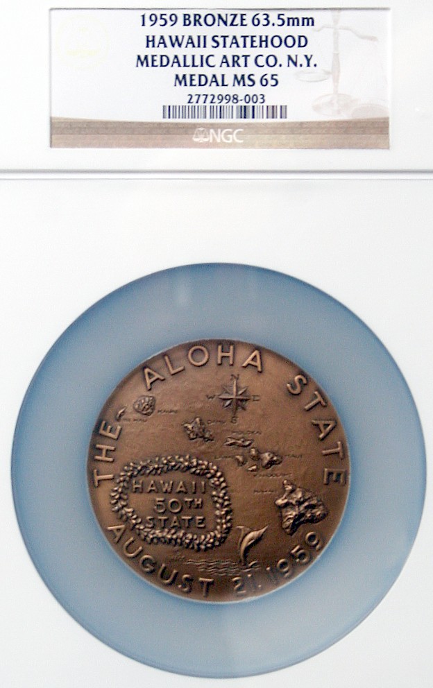2MS-1a Coin Details - The Official Hawaii Statehood Medals