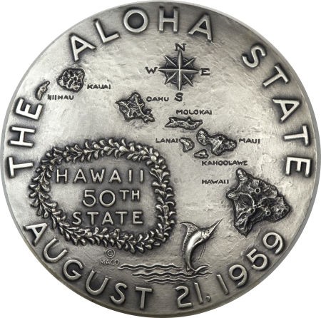 Unlisted (new 2MS-2b) Coin Details - The Official Hawaii Statehood Medals