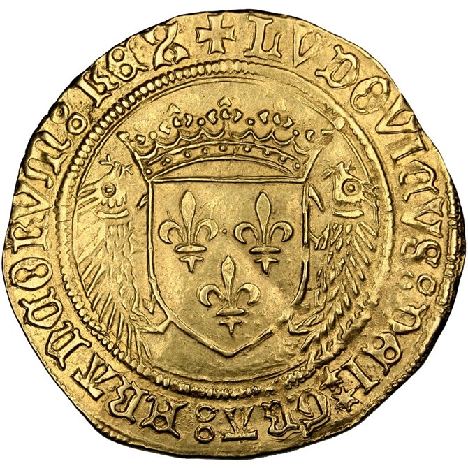 FRANCE, ROYAL | Louis XII 1498-1515 Ecu d'Or au Porc-epic Coin Details ...