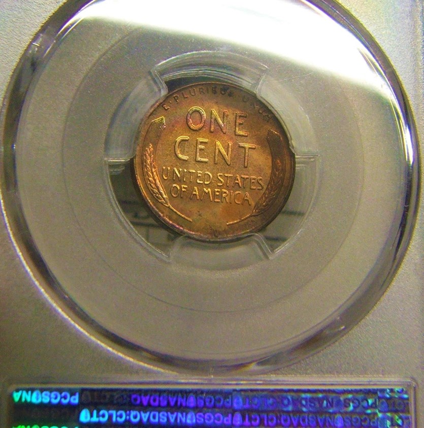 Rainbow Rim Proof Cent Coin Details - Rainbow collection by coinnut36
