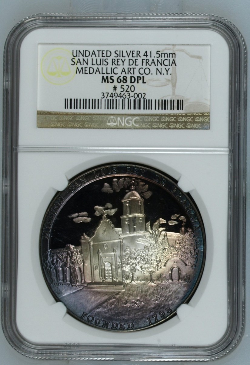 San Luis Rey de Francia Coin Details - Medallic Art Co. Silver ...