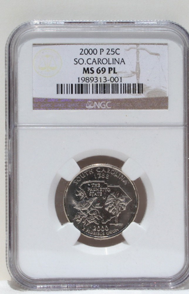 2000-P SOUTH CAROLINA Coin Details - RHF Statehood Quarters