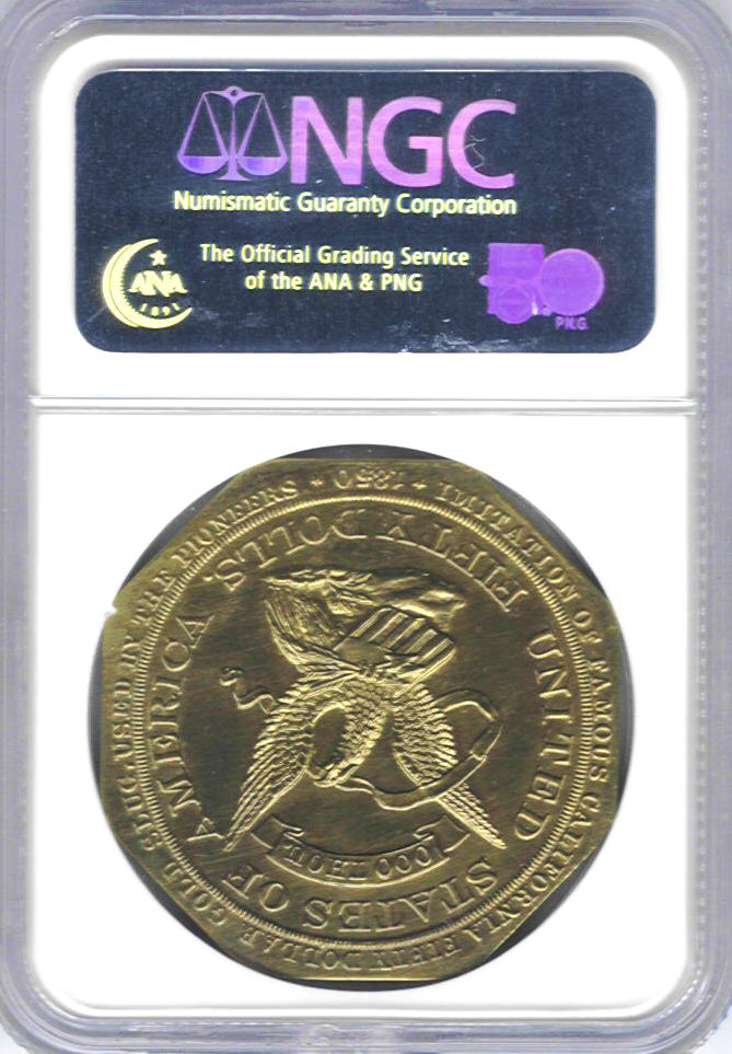 J132 Miner Kneeling Coin Details - SO-CALLED SLUGS