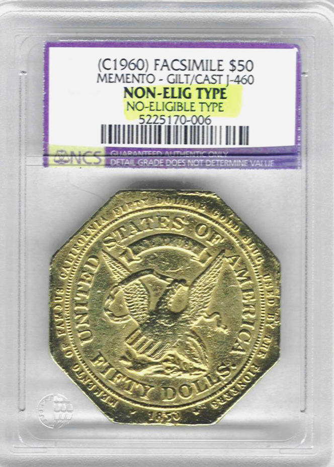 J460 Humbert "Memento" Coin Details - SO-CALLED SLUGS