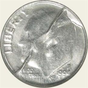 1994-P | Struck Thru Split Capped Die Coin Details - World Class ...