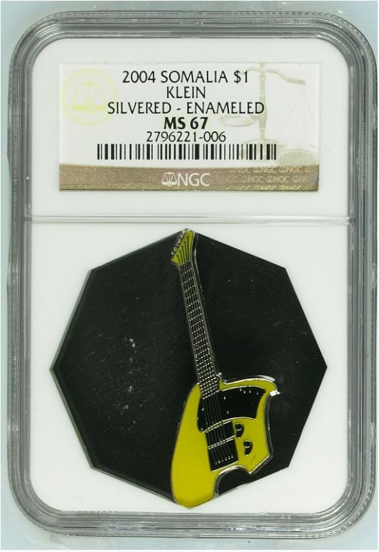 2004 Klein Coin Details - Somalia Guitars 2004, 2012