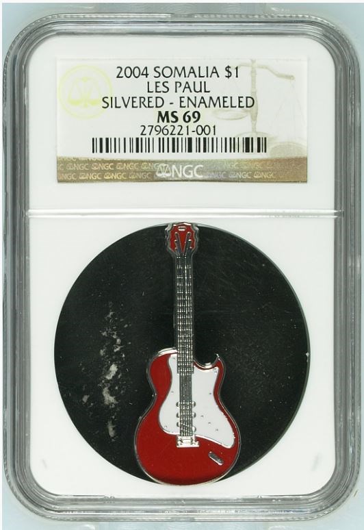 2004 Les Paul Coin Details - Somalia Guitars 2004, 2012