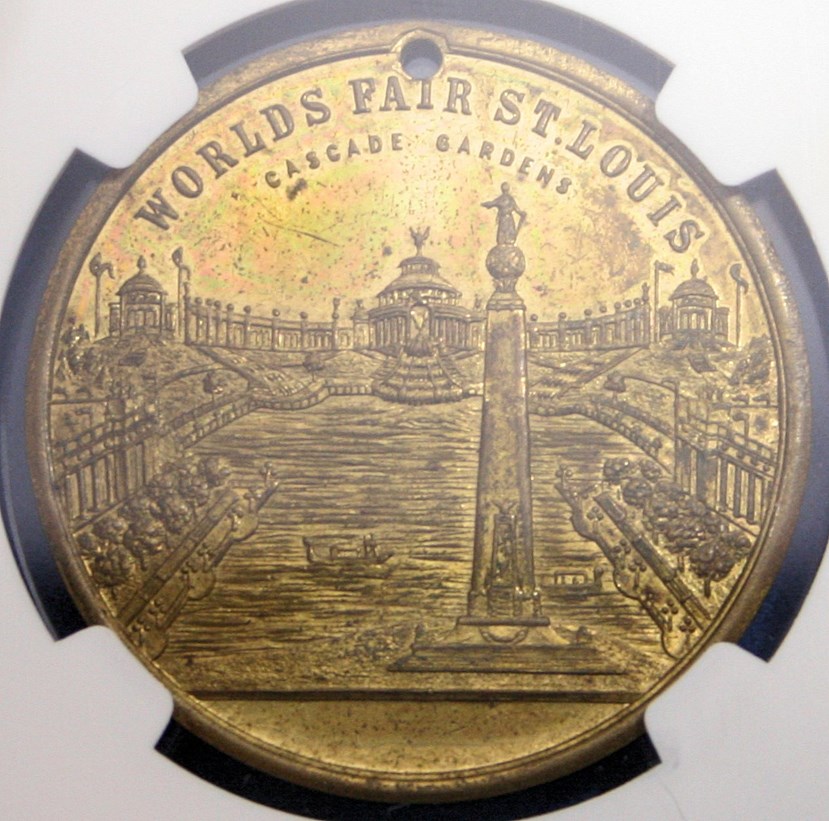 HK-313A (Gilt) Coin Details - 1904 World Fair / LPE Tokens & Medals